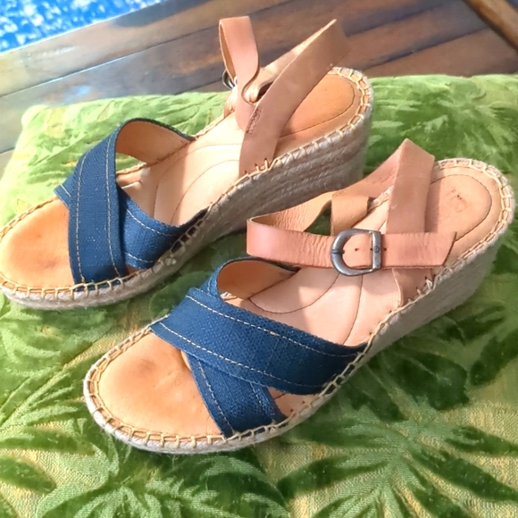 Born | Shoes | Comfy Born Wedge Sandals Like New | Poshmark